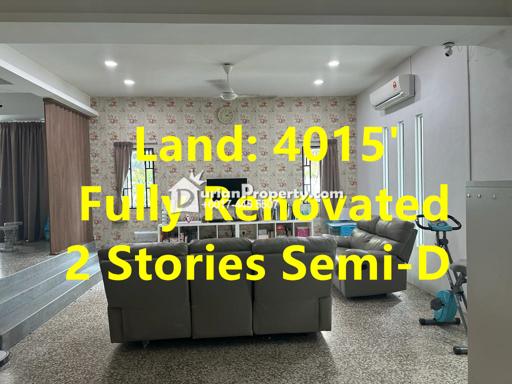 Semi D For Sale at Lengkok Pemancar